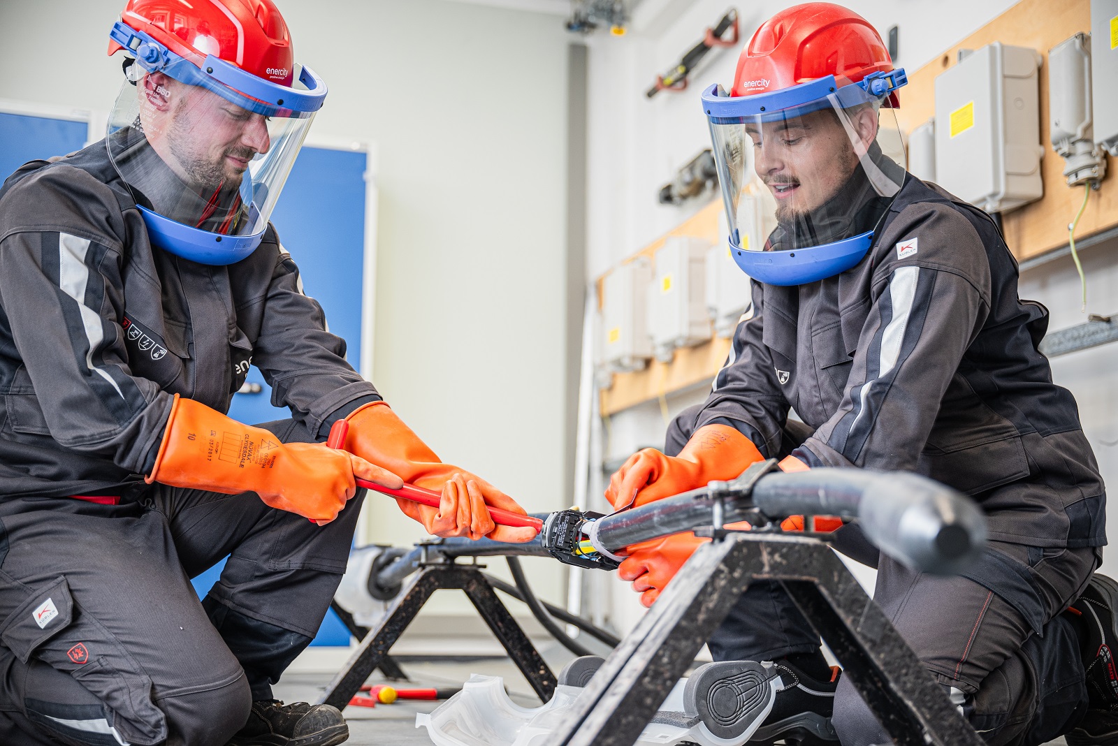 Arbeiten unter Spannung Schulung