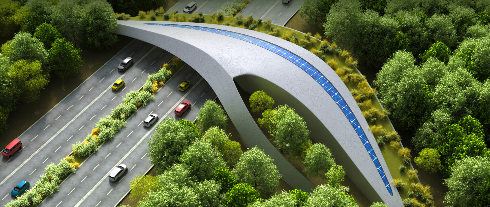 Effizient und innovativ: Solardächer an Autobahnen und Straßen